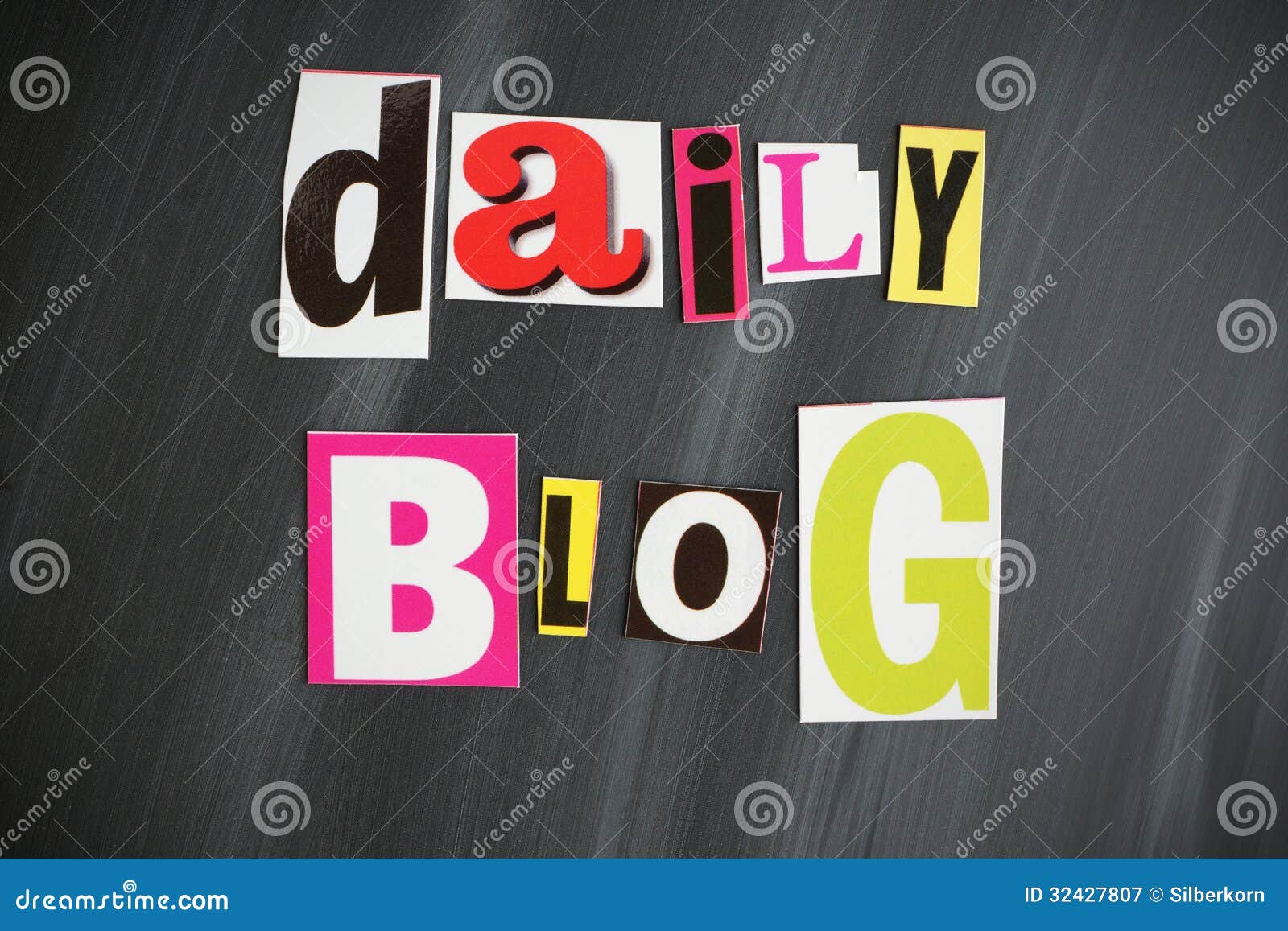 Daily BLOG stock image. Image of letters, communication - 32427807