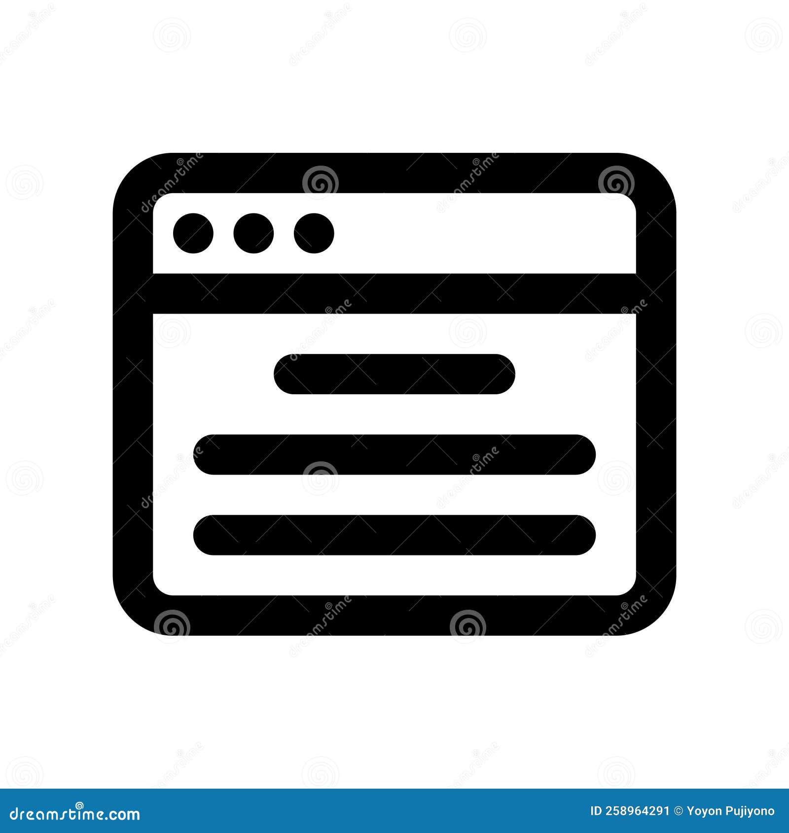 Blog Icon with Browser and Text Stock Vector - Illustration of internet ... Blog Icon with Browser and Text Stock Vector - Illustration of internet ...