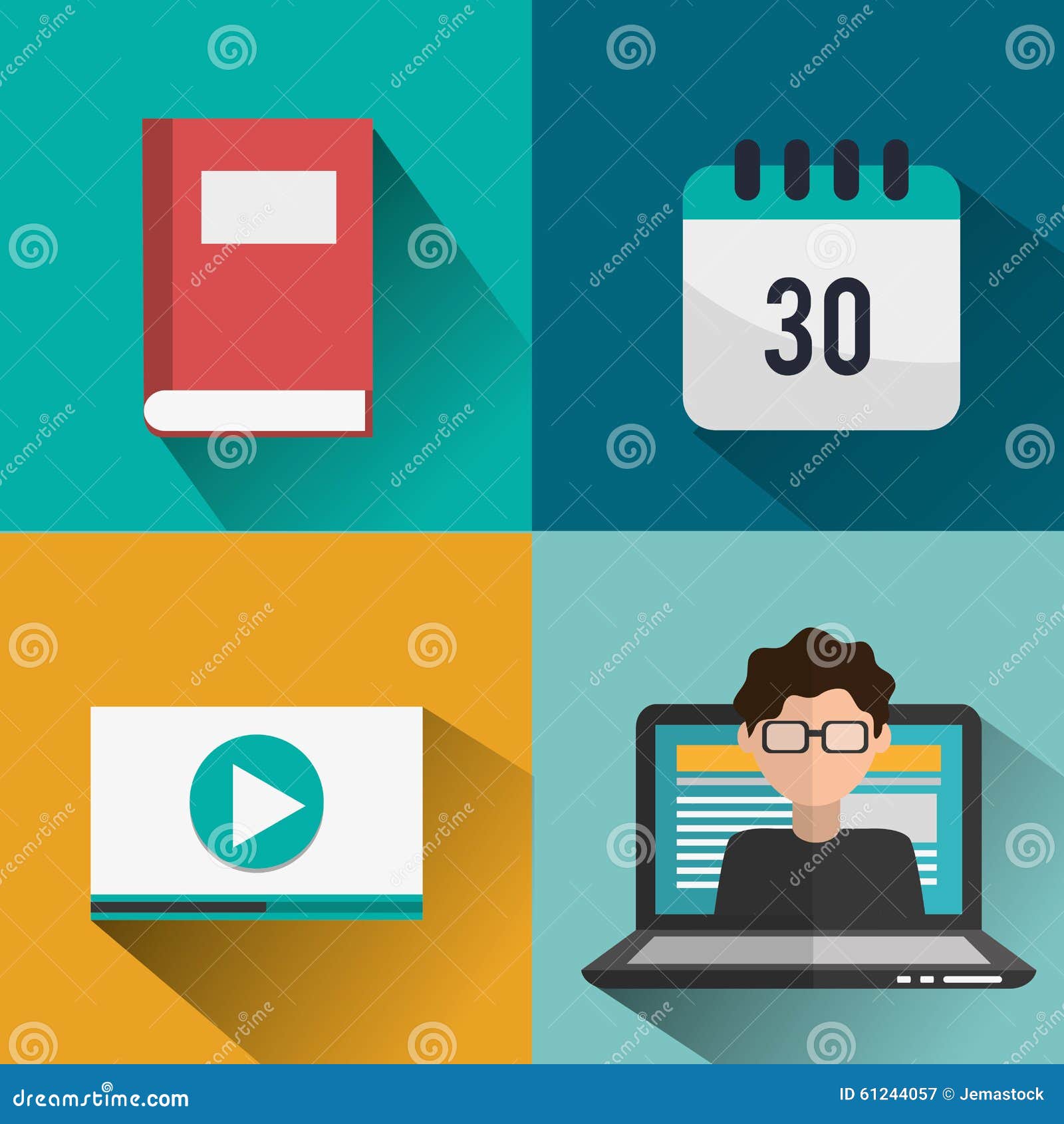 Blog icons design stock vector. Illustration of connectivity - 61244057