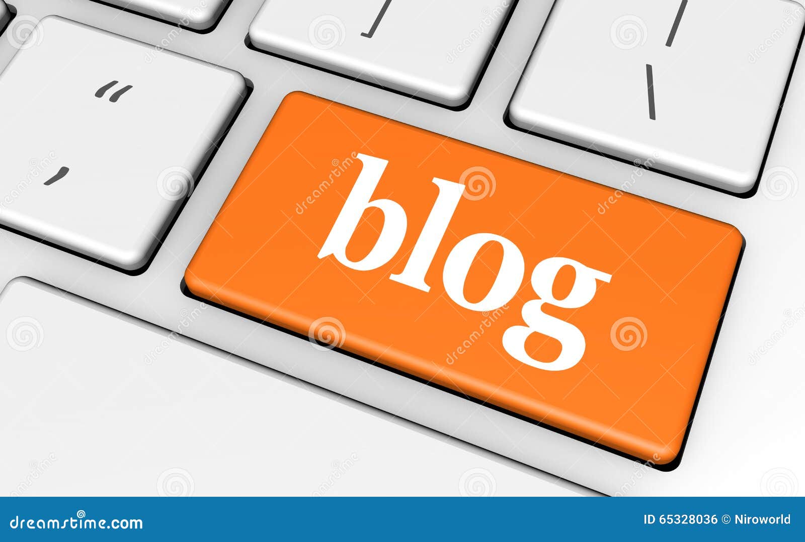 Blog Key stock illustration. Illustration of sharing - 65328036