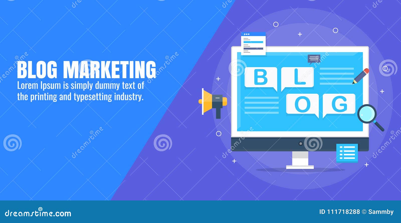 Blog Marketing, Blog Post, Content, Article, Digital Promotion Concept ...
