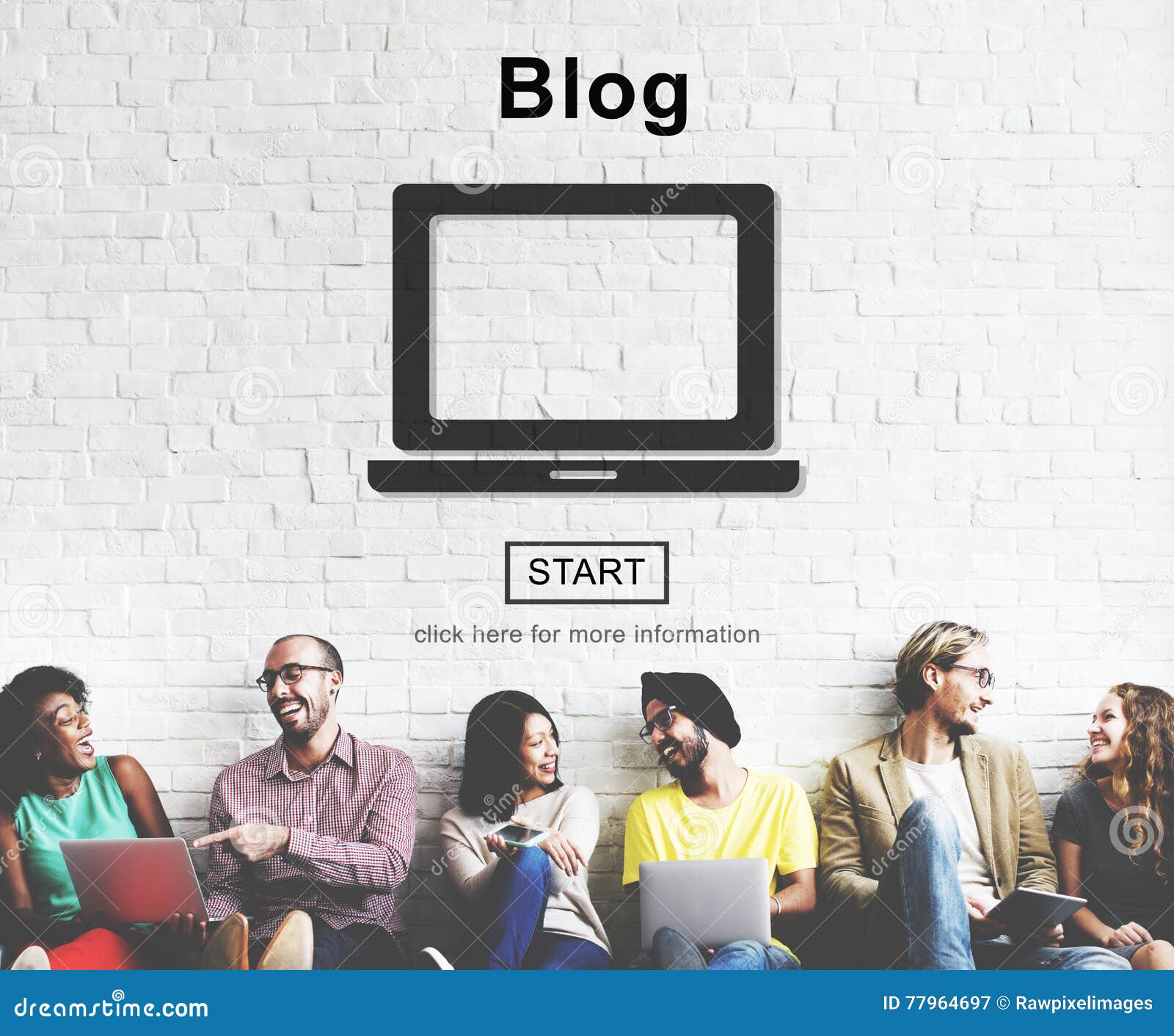 Blog Post Connect Social Media Website Concept Stock Image - Image of ...