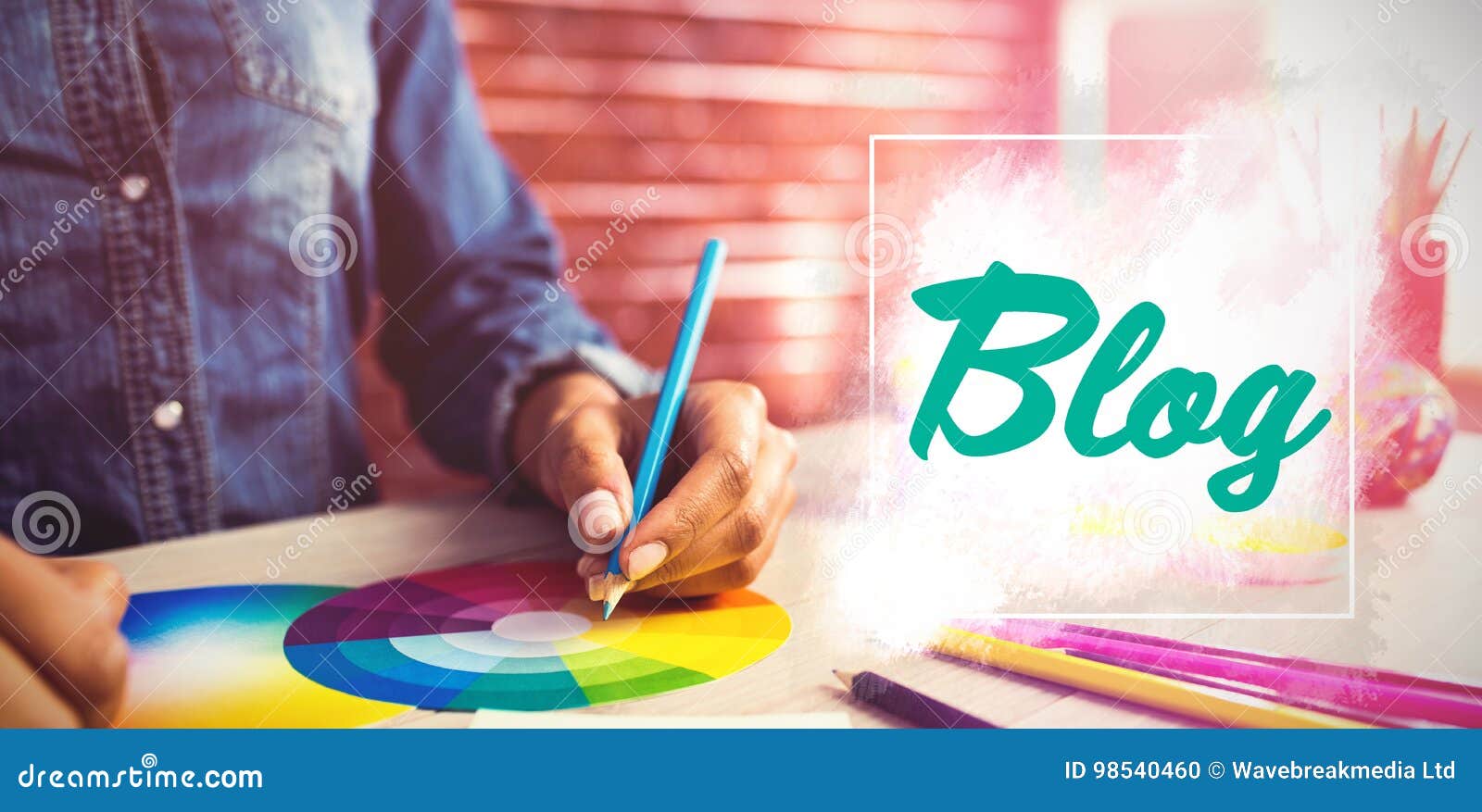 Composite Image of Blog Text Against White Background Stock Photo ...