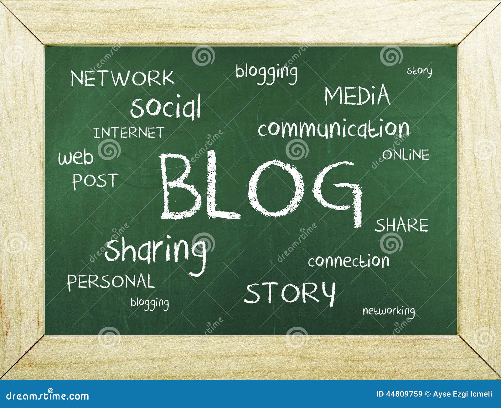 Blog Word Cloud stock image. Image of networking, follower - 44809759