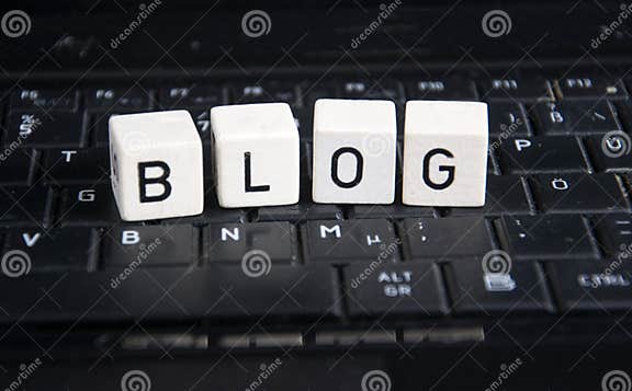 Blog stock photo. Image of keypad, internet, blue, business - 89989800