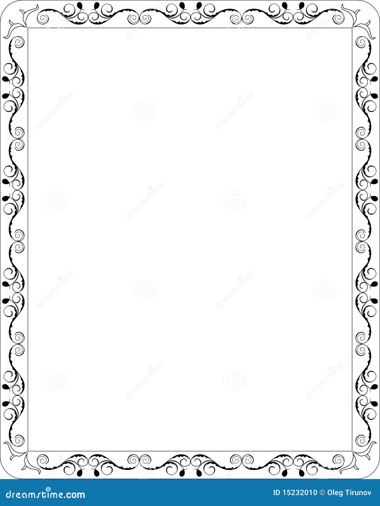 Blom- ram för blank kant vektor illustrationer. Illustration av elegans ...