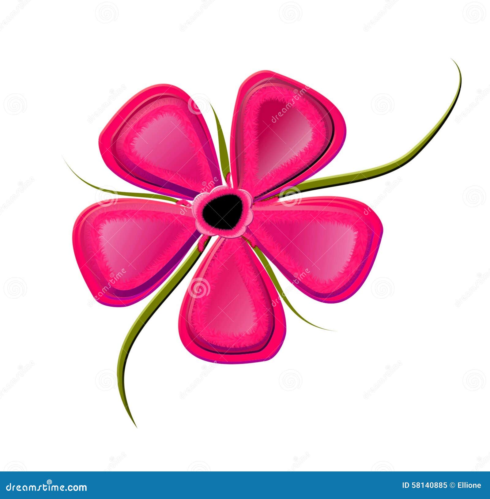 Blomma stock illustrationer. Illustration av blomma, illustrationer ...