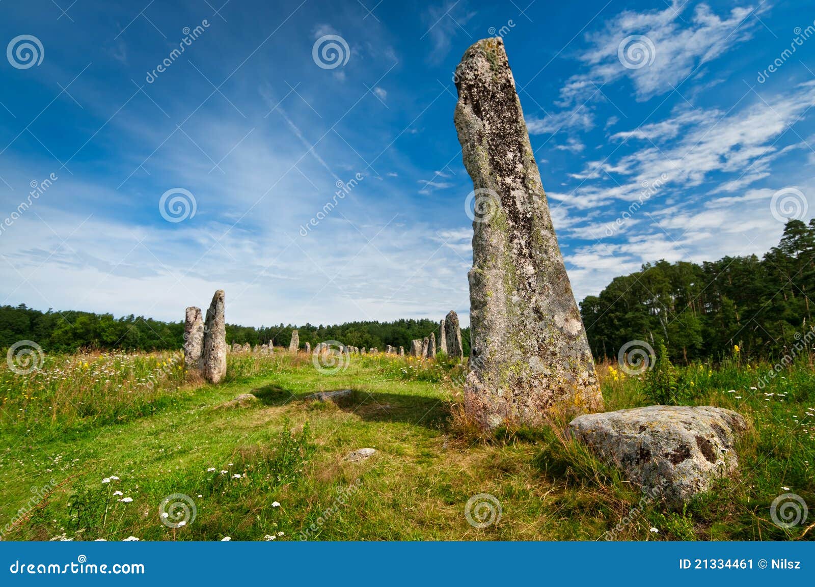 Blomsholm Stone Ship StrÃ¶mstad Stock Image - Image of stroemstad ...