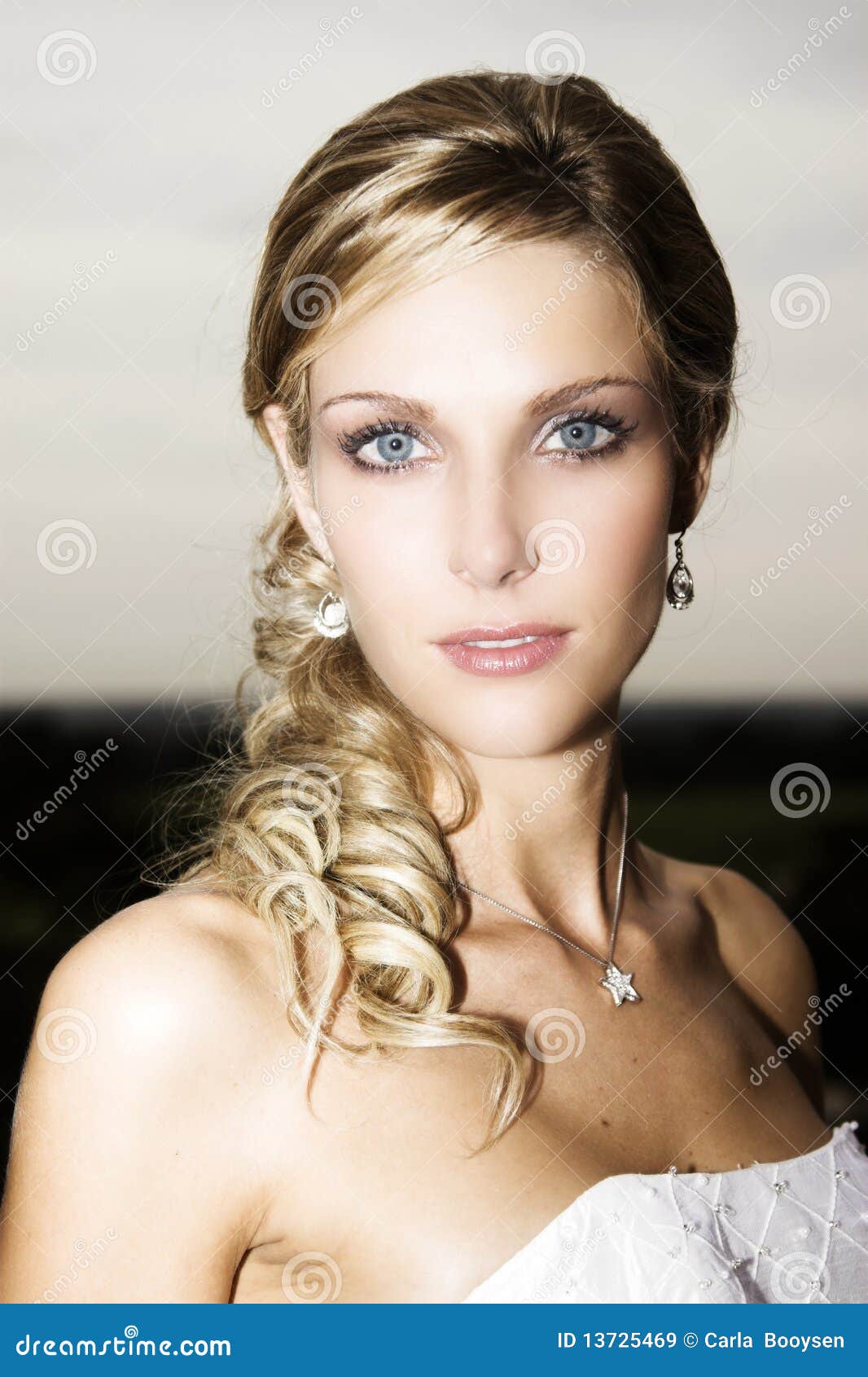 Blond Bride stock image. Image of celebration, female - 13725469
