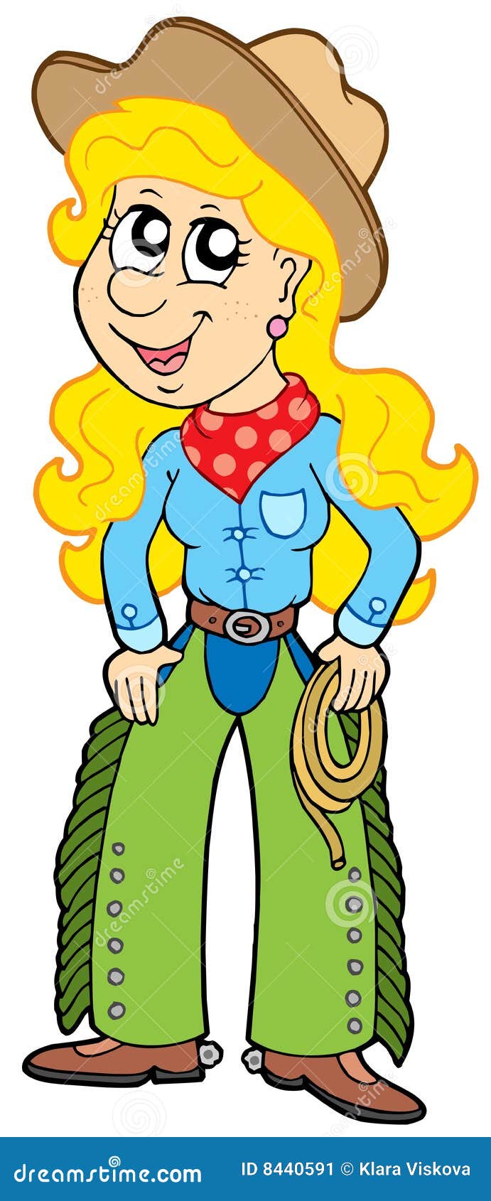 Country Girl Cartoon Vector | CartoonDealer.com #31453489