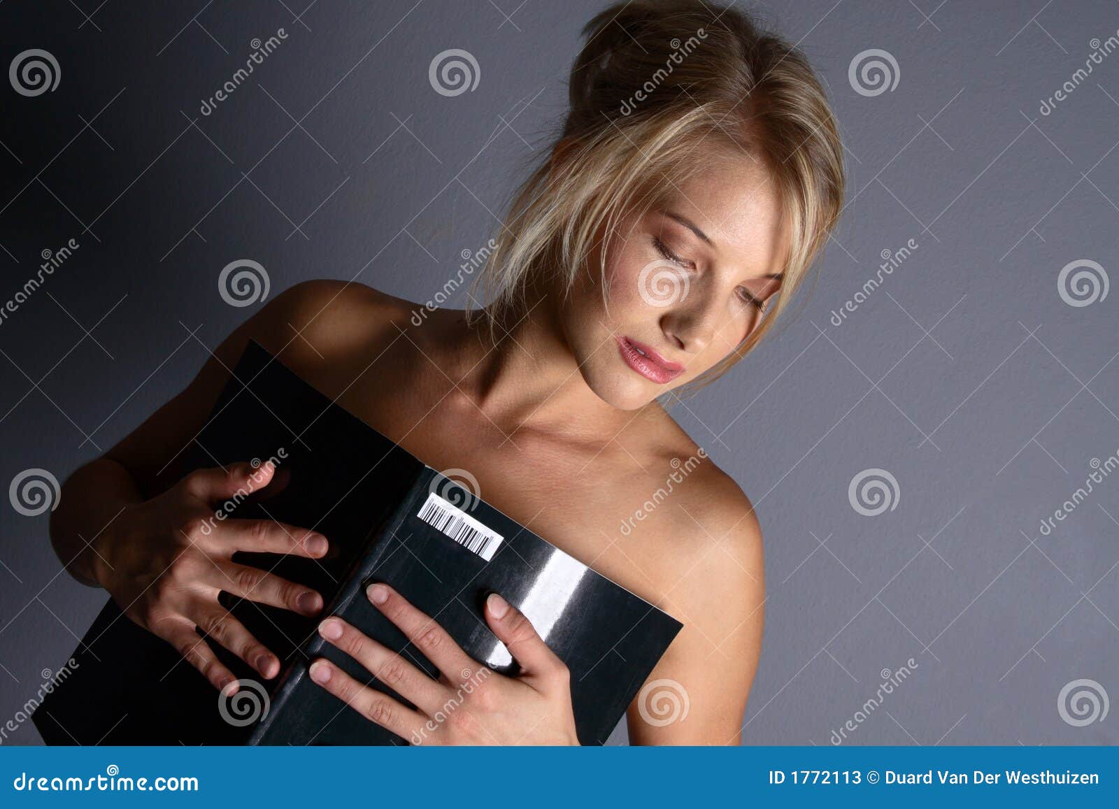 Blond cover body stock image. Image of conceal, pretty - 1772113