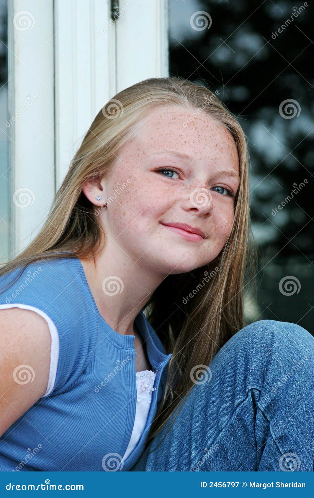 Blond with Freckles stock image. Image of face, casual - 2456797 Blond with Freckles stock image. Image of face, casual - 2456797