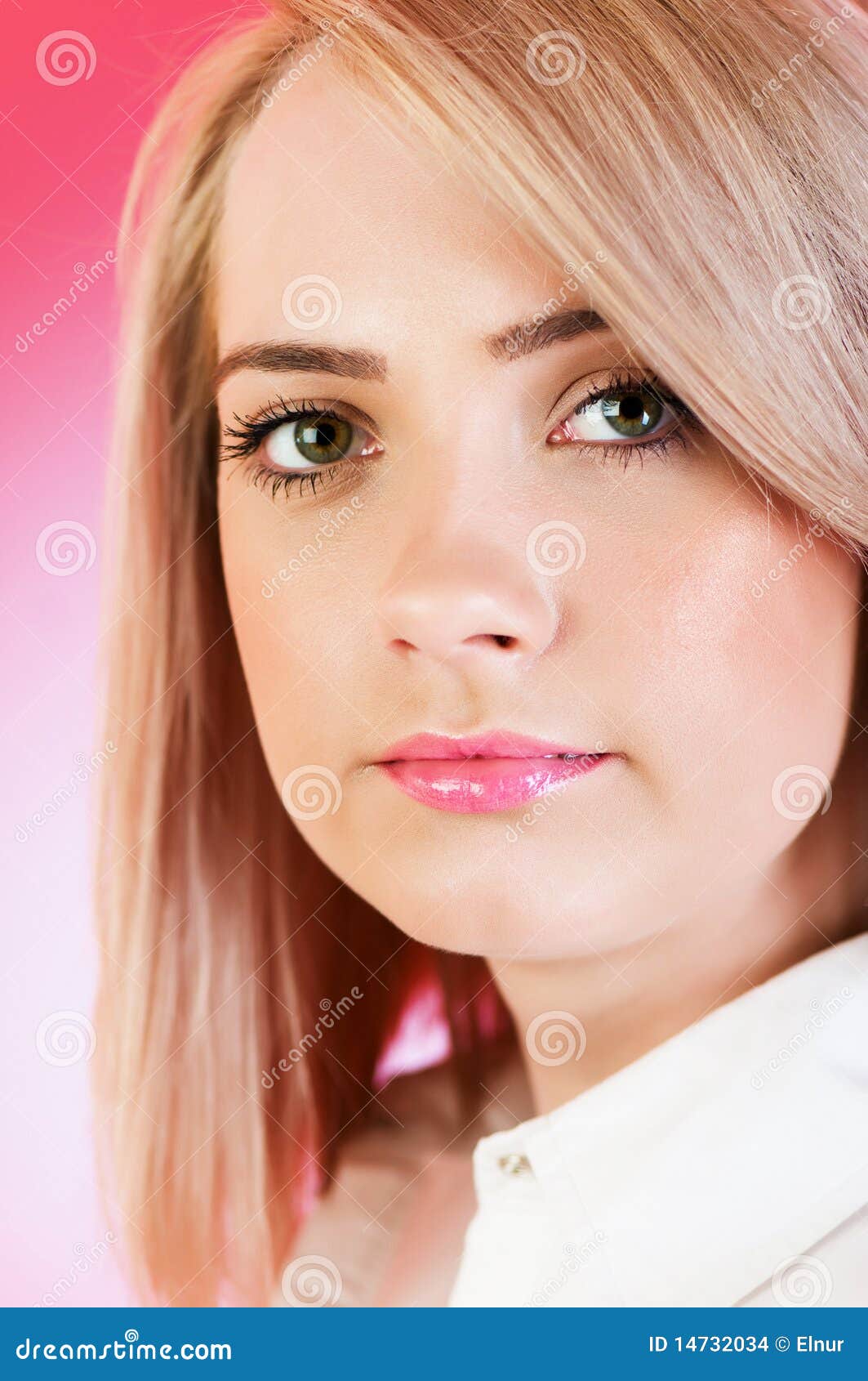 Blond girl stock photo. Image of cute, glamour, model - 14732034