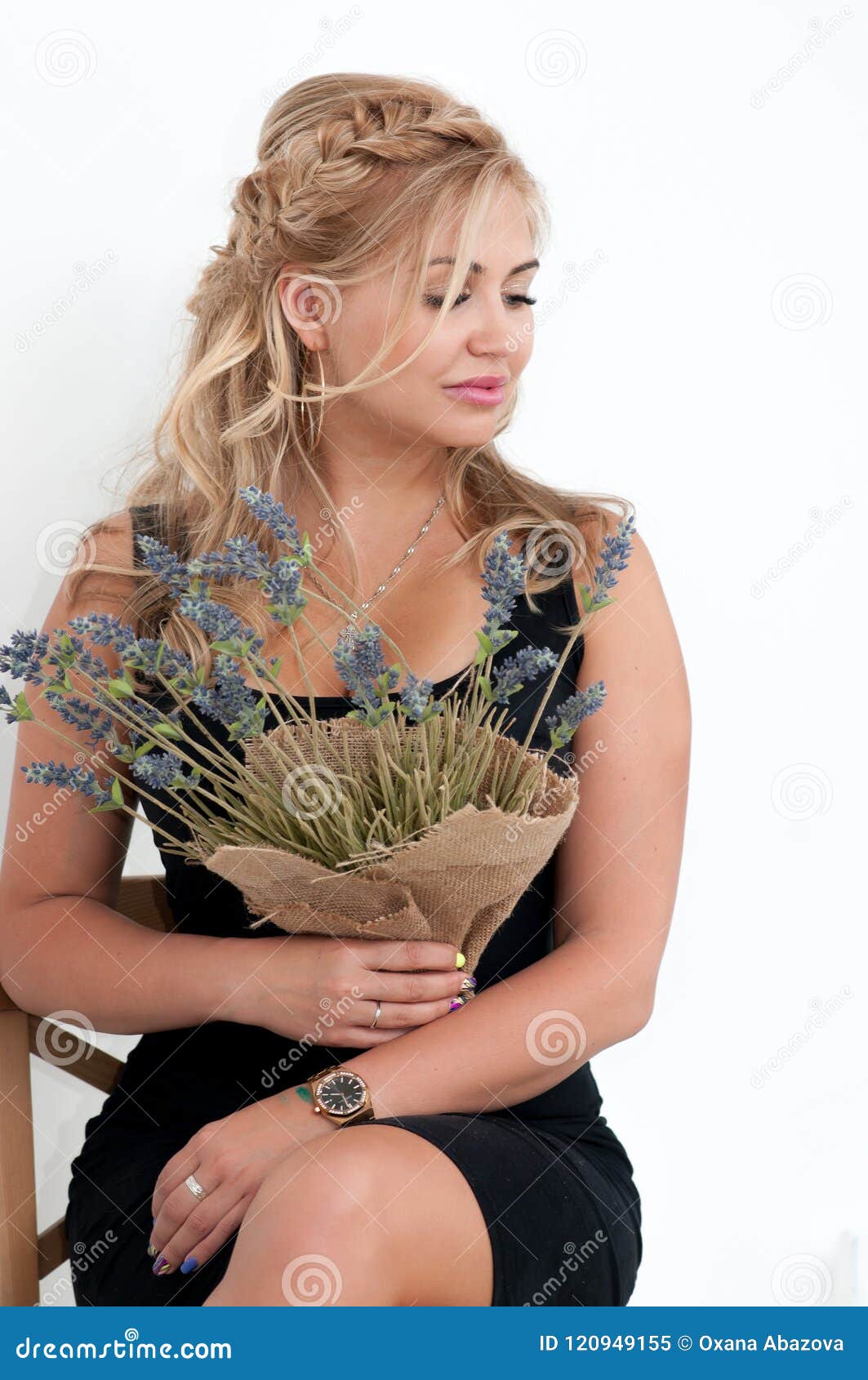 Blond Girl With Long Hair Stock Image Image Of Sensuality 120949155