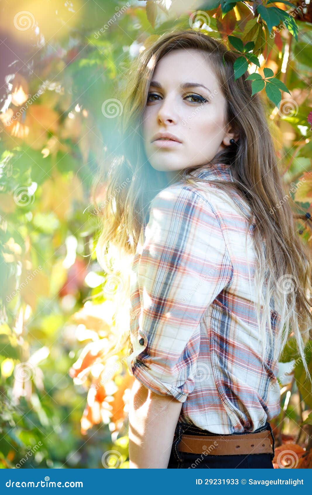 Blond girl posing outdoor stock image. Image of gorgeous - 29231933