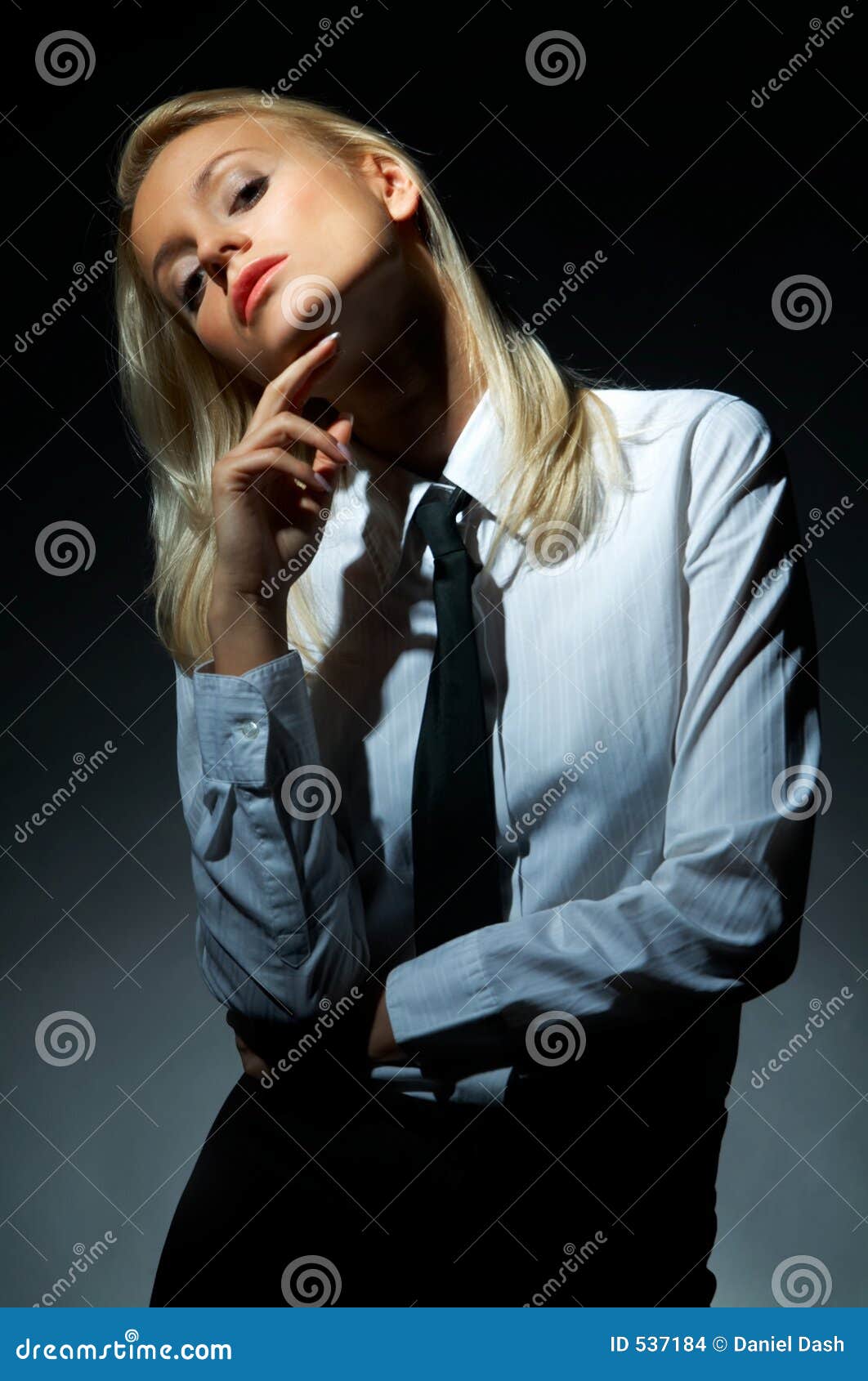 Blond model pose stock photo. Image of beauty, advertising - 537184