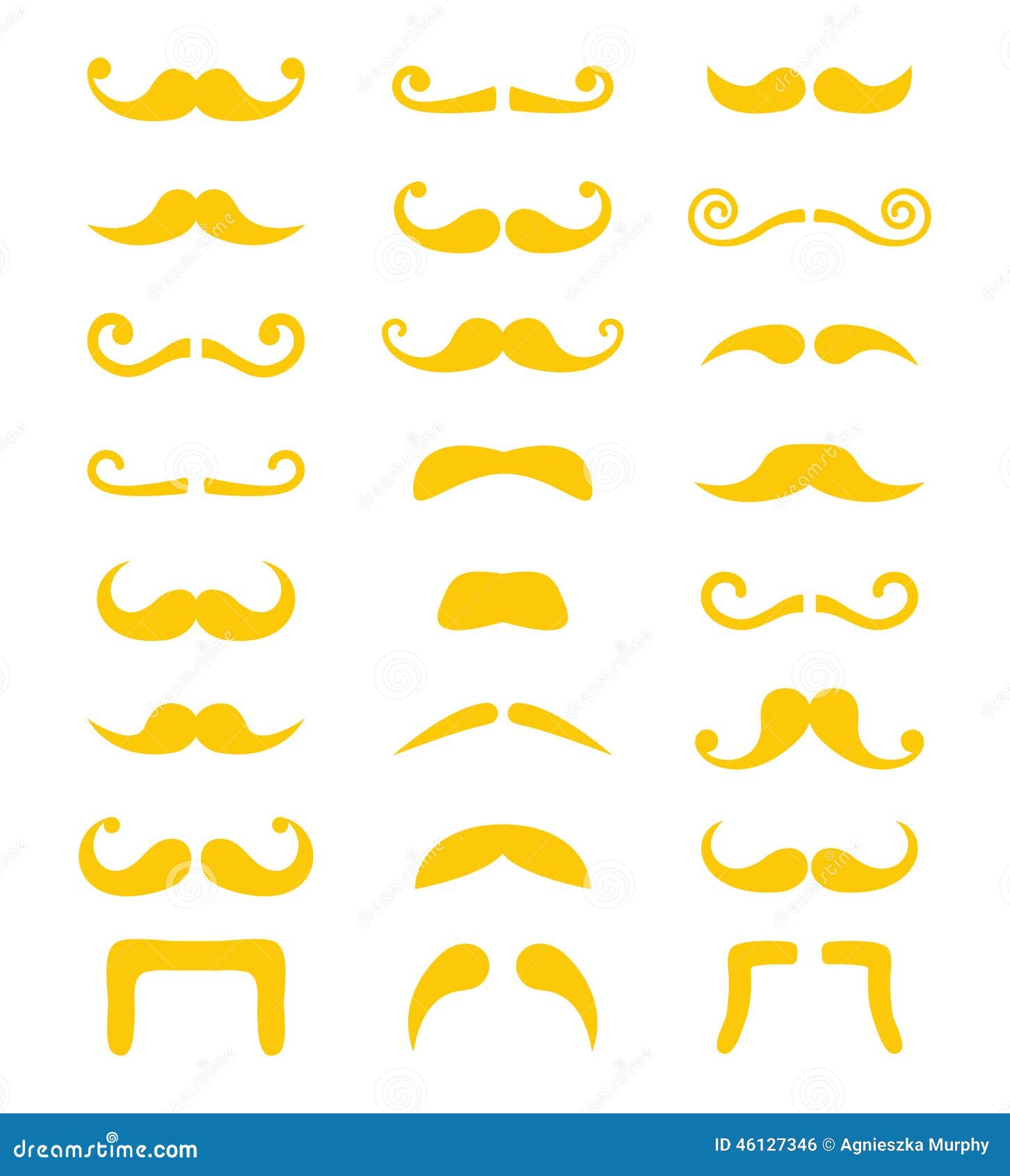 Colorful Mustache Pictures
