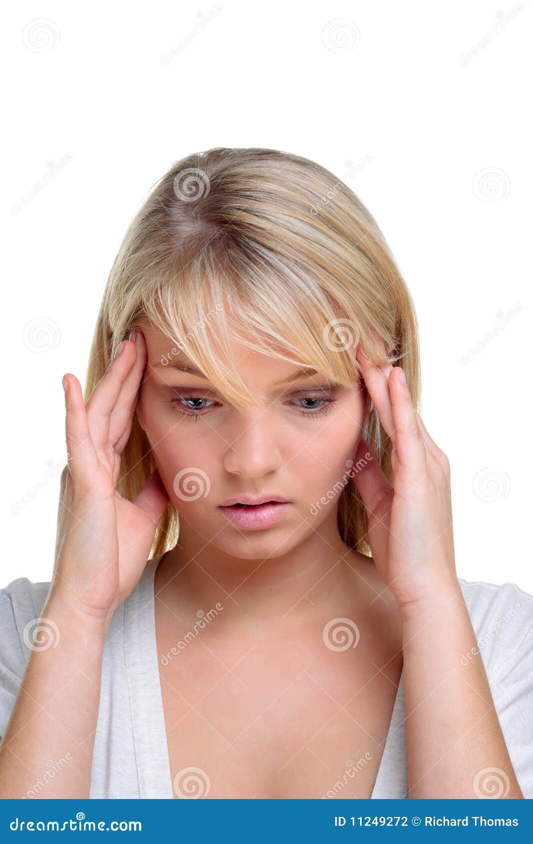 Blond Woman in Deep Thought Stock Photo - Image of pressure, thought ... Blond Woman in Deep Thought Stock Photo - Image of pressure, thought ...
