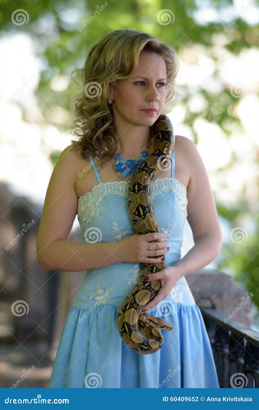 Blond Woman in Elegant Dress with a Python Stock Photo - Image of blond ... Blond Woman in Elegant Dress with a Python Stock Photo - Image of blond ...
