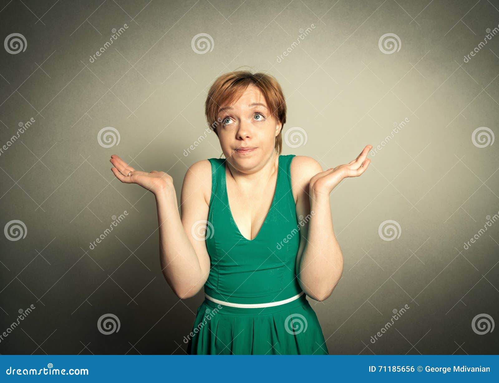 Blond Woman with Funny Expression Stock Photo - Image of attractive ...