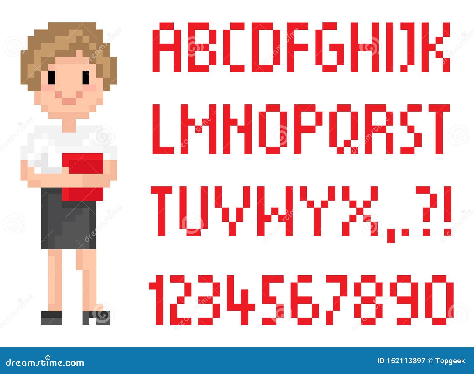 Pixelated 8-bit Alphabet, Retro Video Game Style Letters, Nostalgic ... Pixelated 8-bit Alphabet, Retro Video Game Style Letters, Nostalgic ...