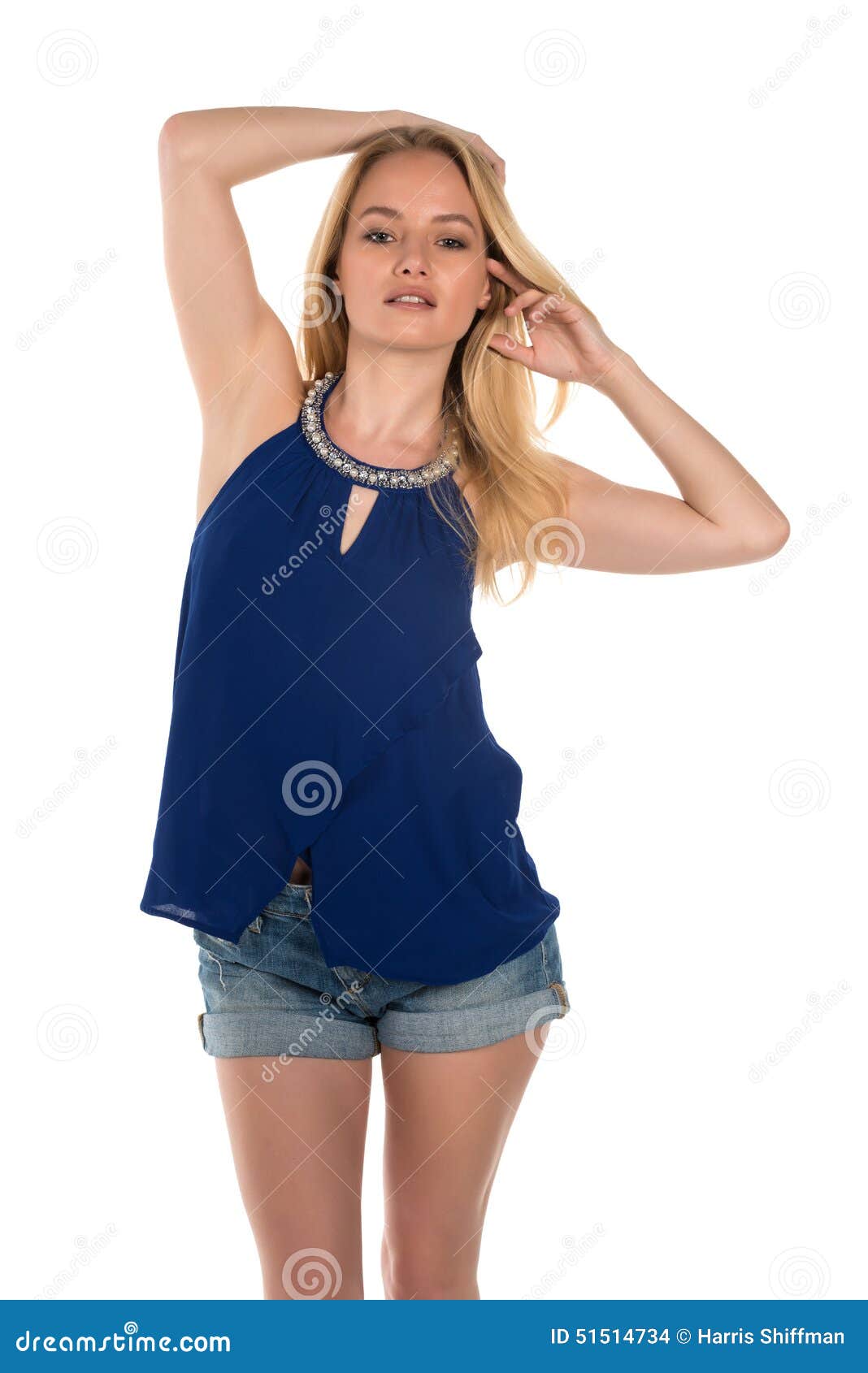 Blonde stock photo. Image of blouse, woman, willowy, waifish - 51514734