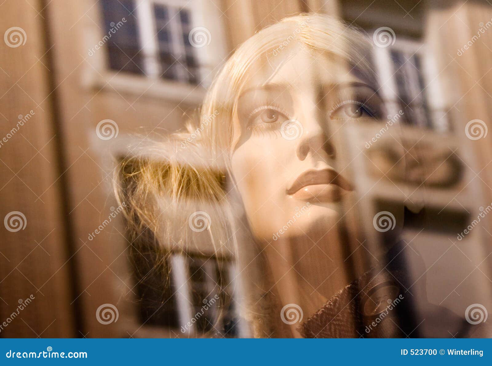 Blonde Female Dummy (Close View) Stock Photo - Image of market, indoors ...