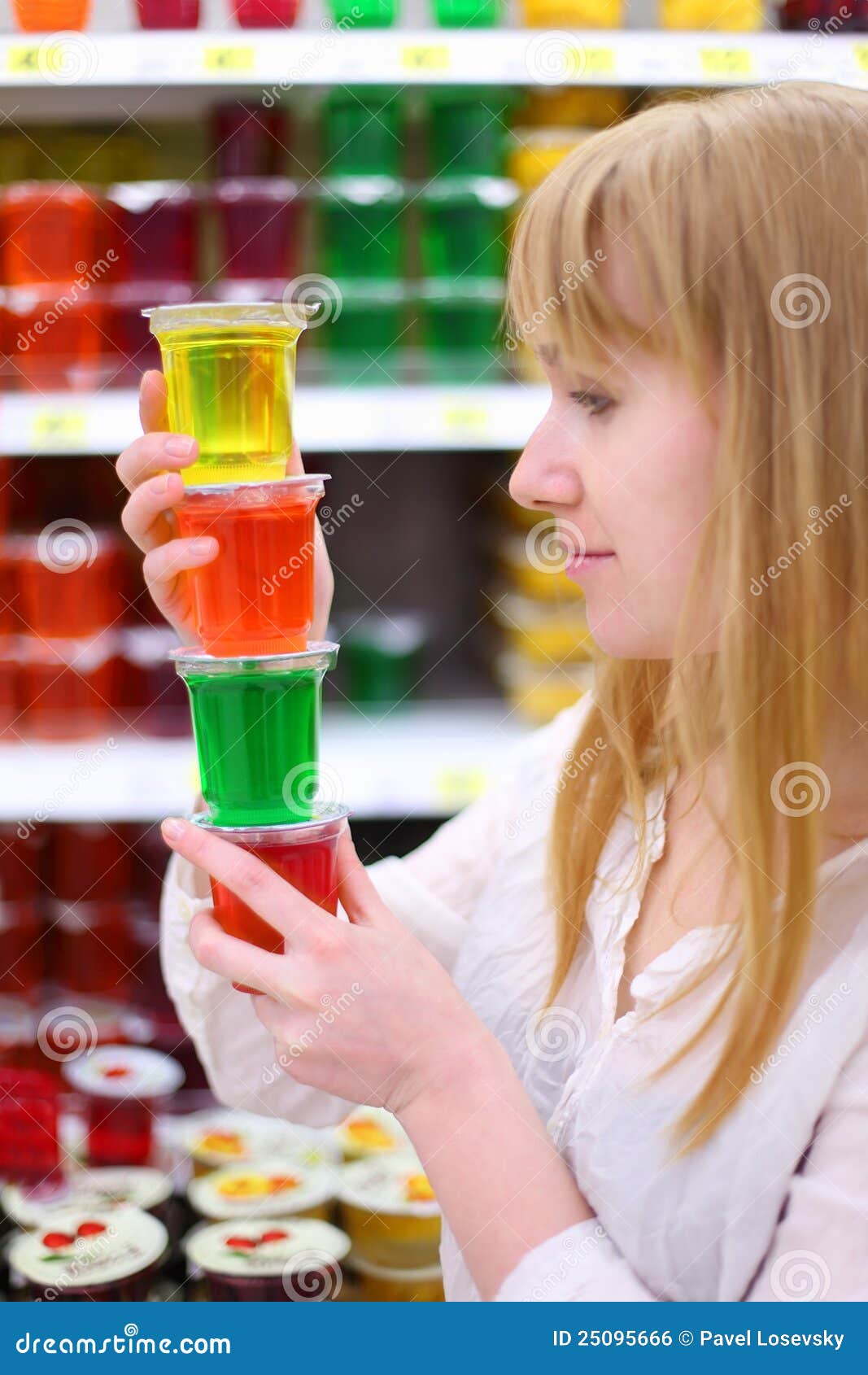 Colored Jelly Dessert In Layers Stock Photography | CartoonDealer.com ...