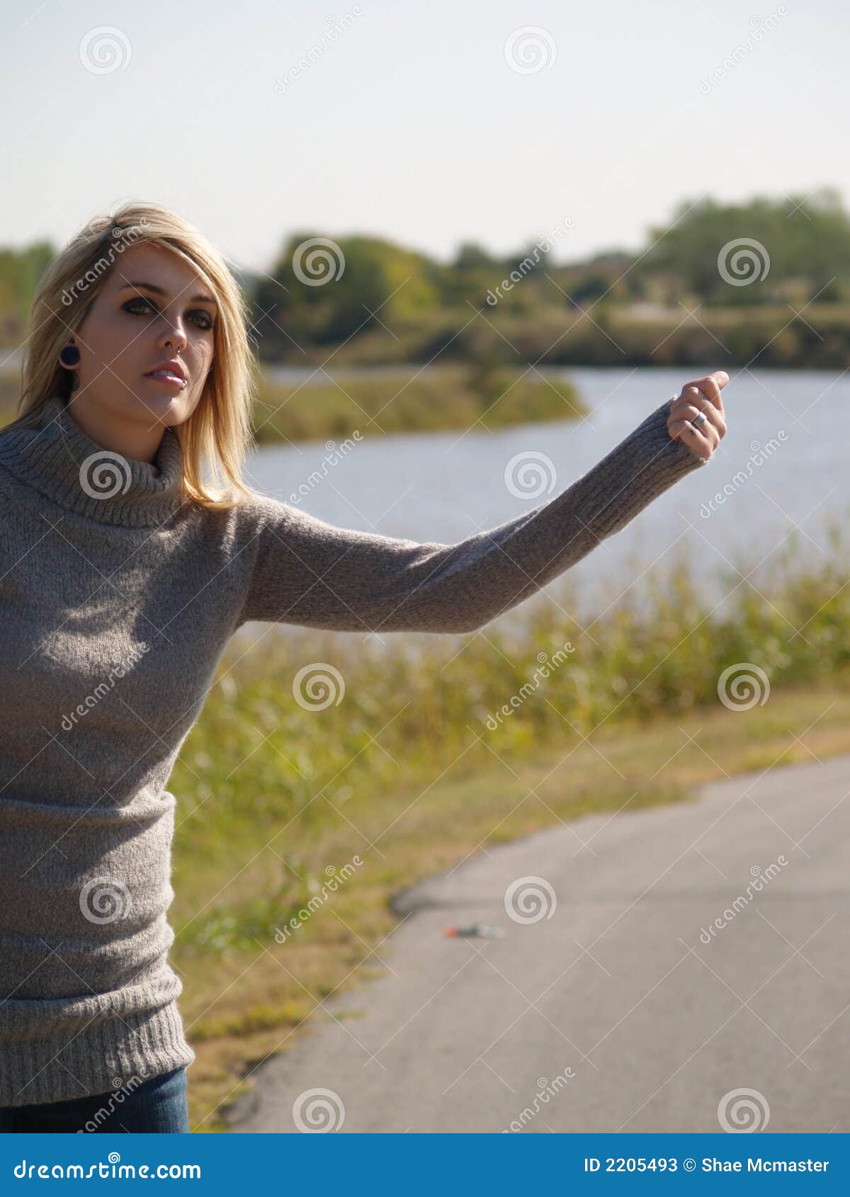 Blonde Hitch Hiker Picture Image 2205493