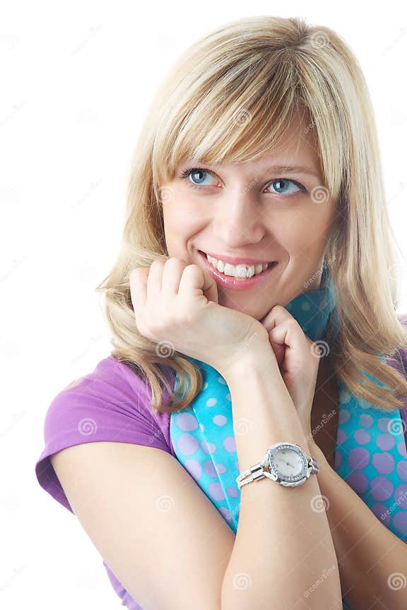 Blonde Kokette stockfoto. Bild von person, reinheit, individualität ...