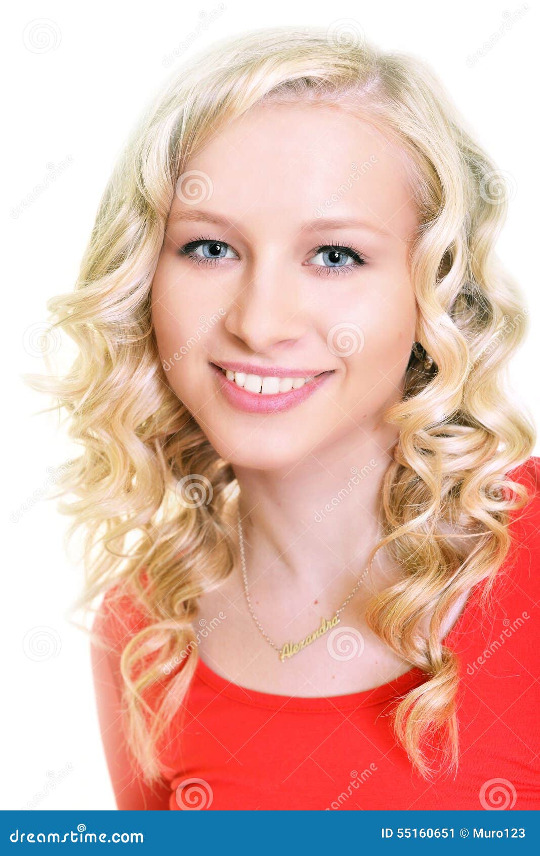 Blonde model woman stock image. Image of girl, attractive - 55160651