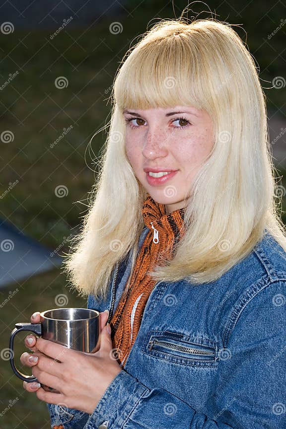 Blonde Outdoor Portrait Stock Image Image Of Female Woman 8174593