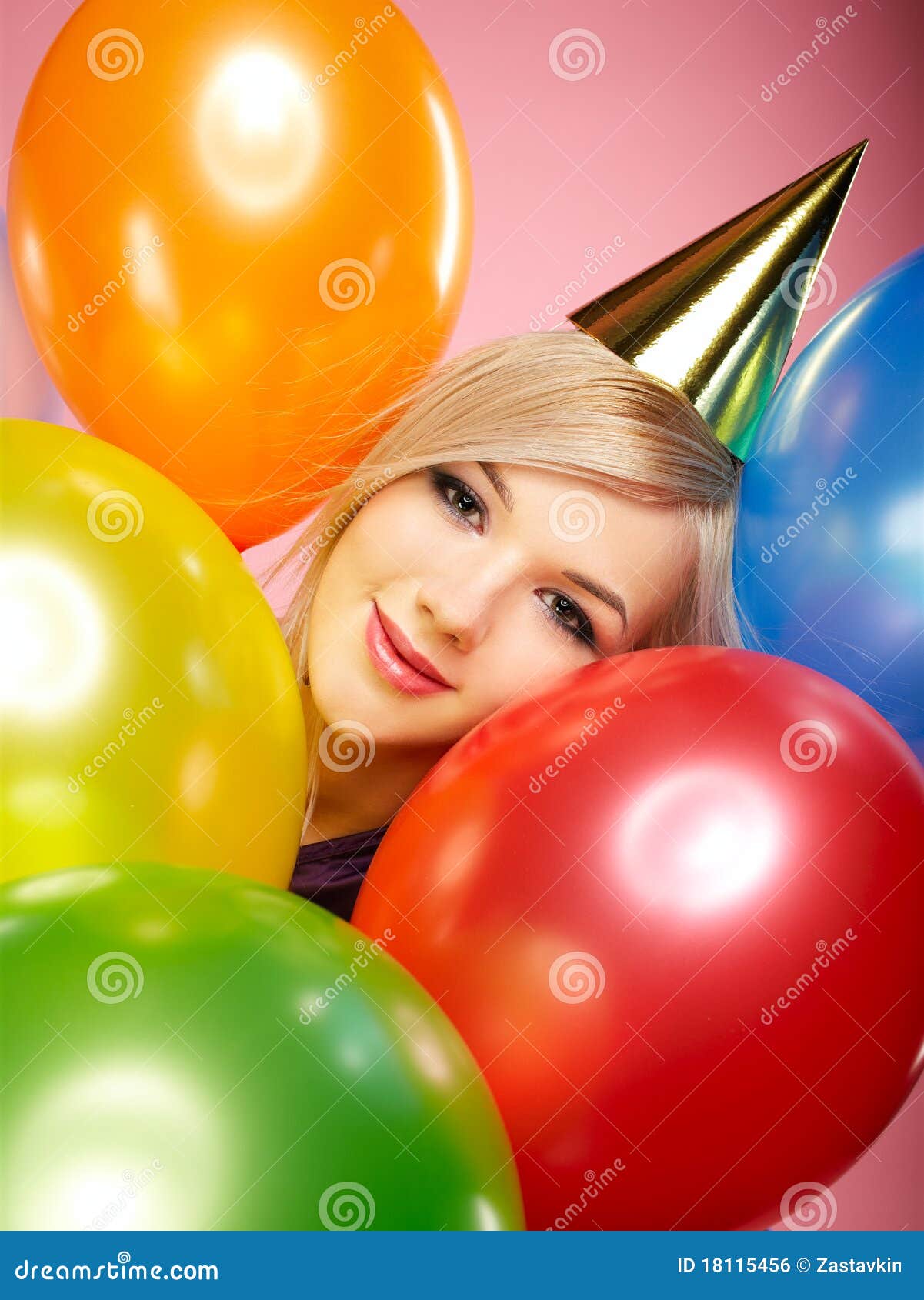 Blonde party girl stock photo. Image of haired, beautiful - 18115456