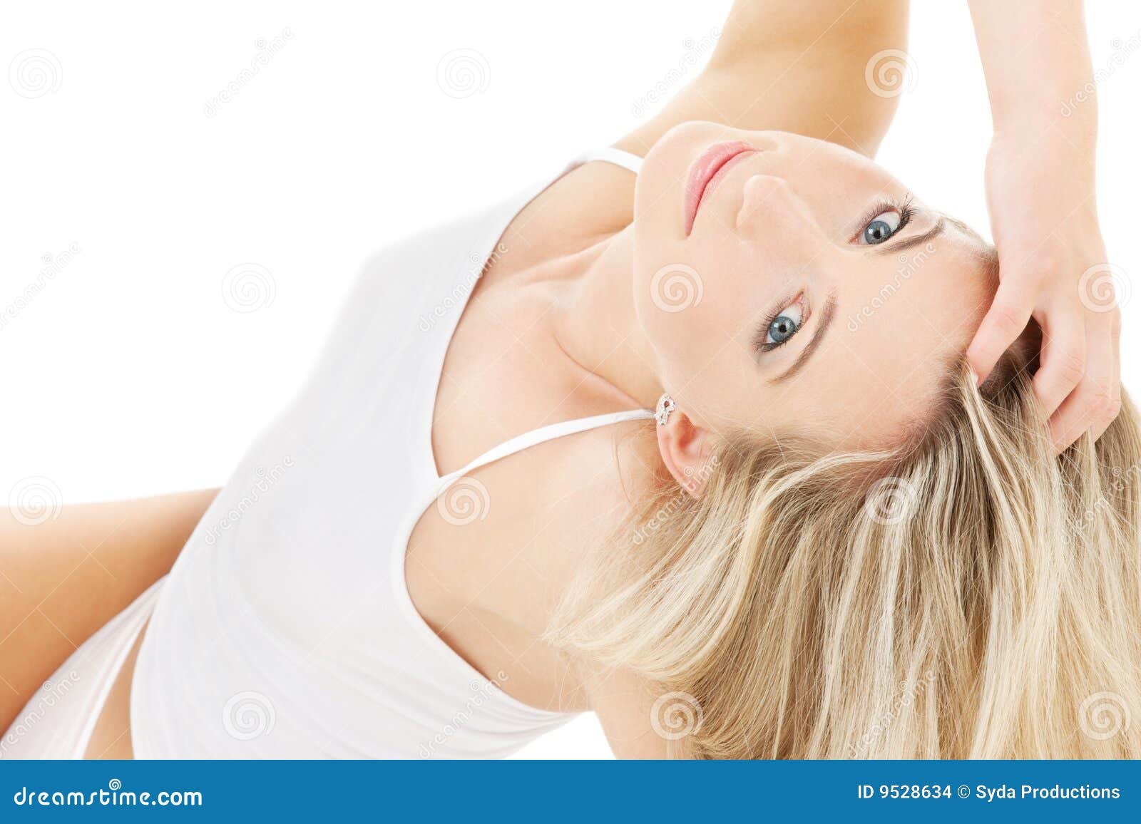 Blonde in White Cotton Underwear Stock Photo - Image of caucasian ... Blonde in White Cotton Underwear Stock Photo - Image of caucasian ...