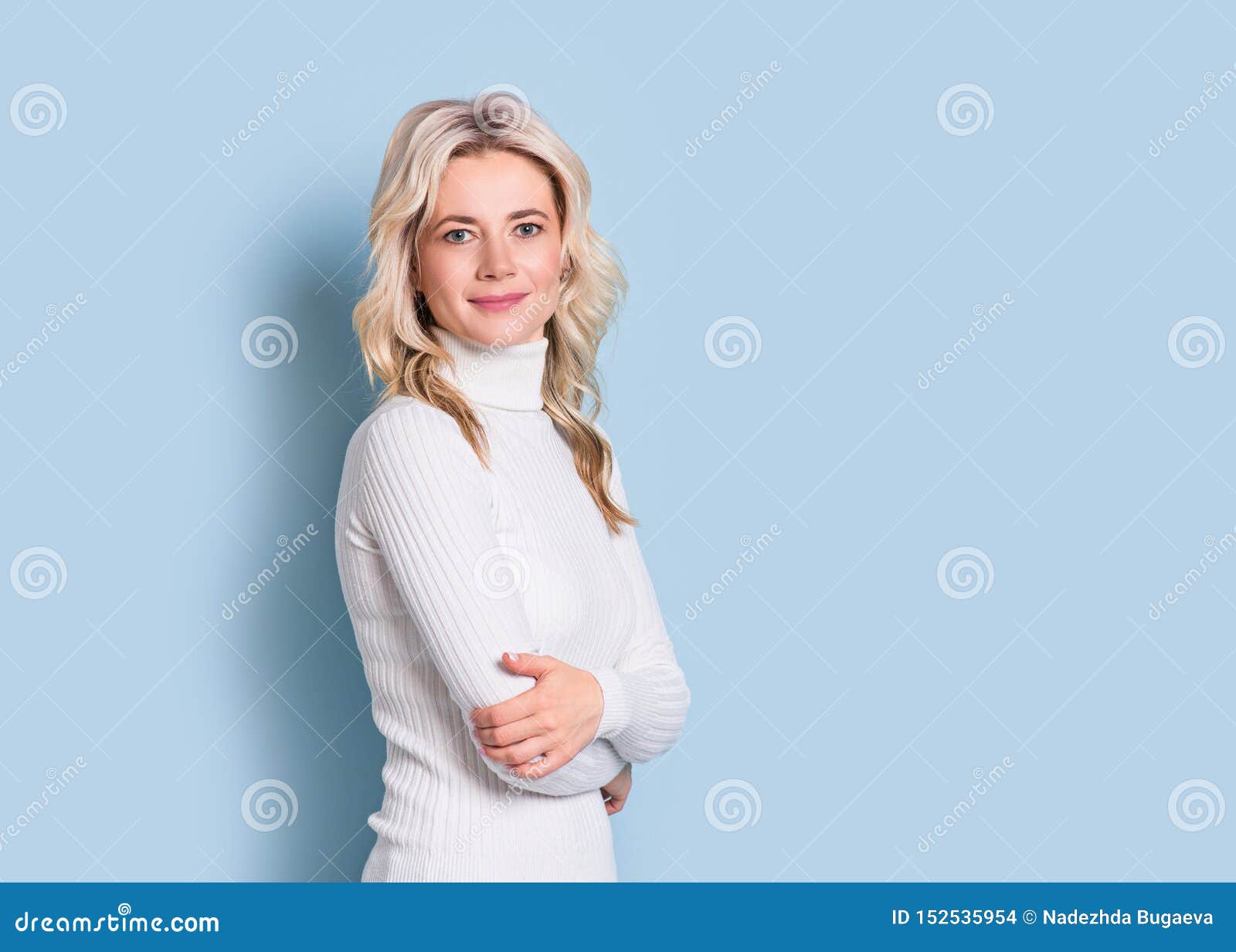 Blonde Woman Adult Attractive Beautiful Portrait Profile Cauasian And
