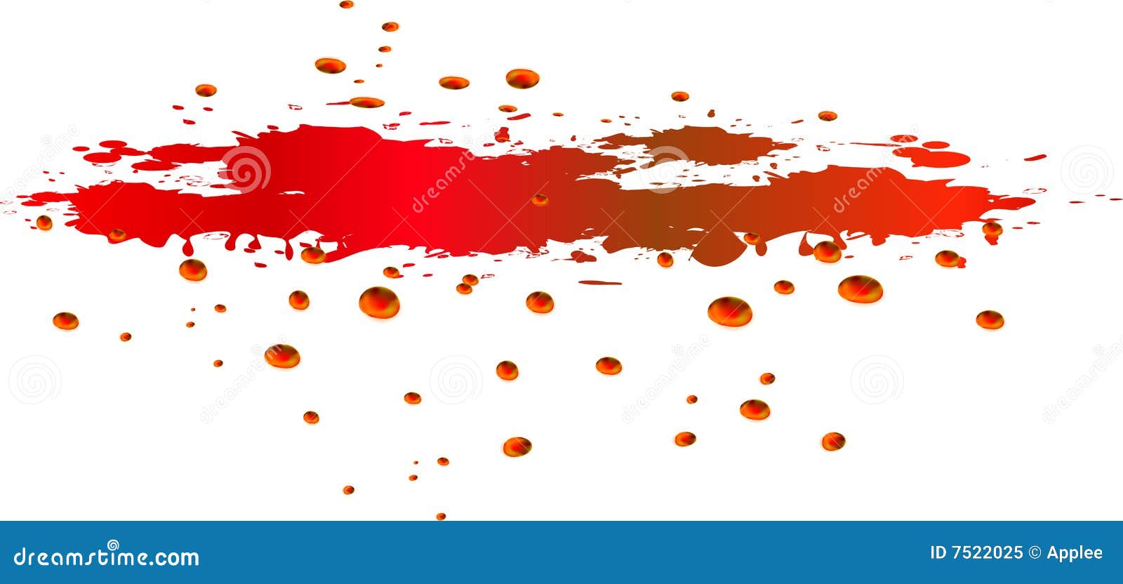 Blood stock vector. Illustration of terror, danger, scruffy - 7522025