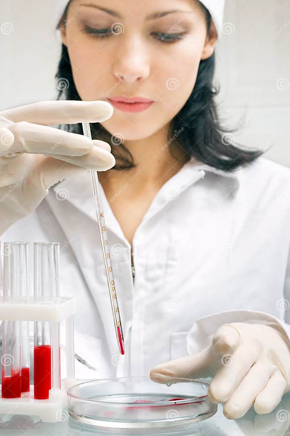 Blood analysis stock image. Image of blue, healthcare - 3428953