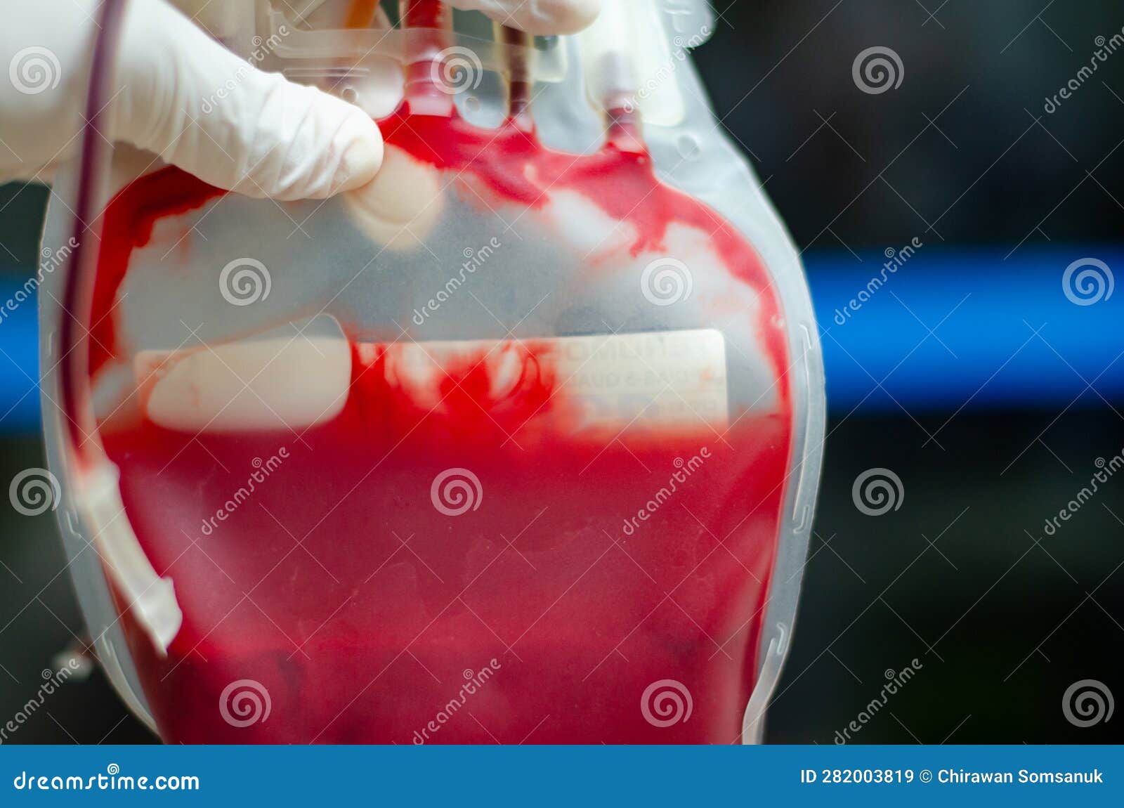 Blood Bag in Blood Bank Lab Stock Image - Image of donor, medical ...