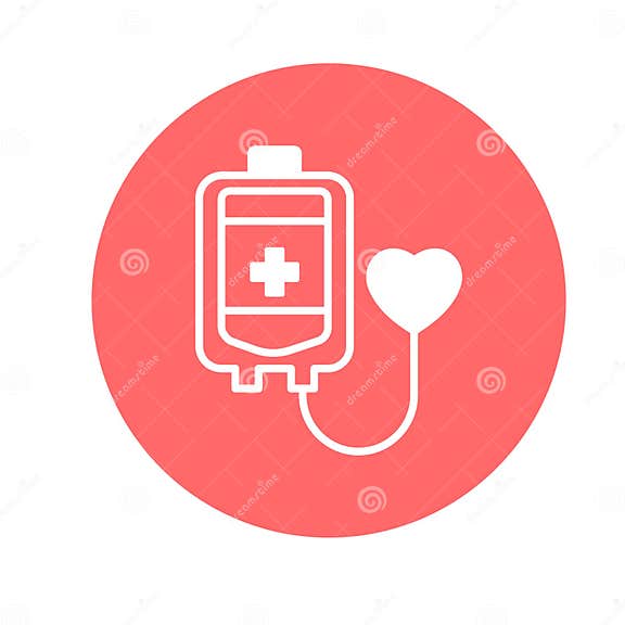 Blood Bank Vector Icon Easily Modify. Stock Vector - Illustration of ...