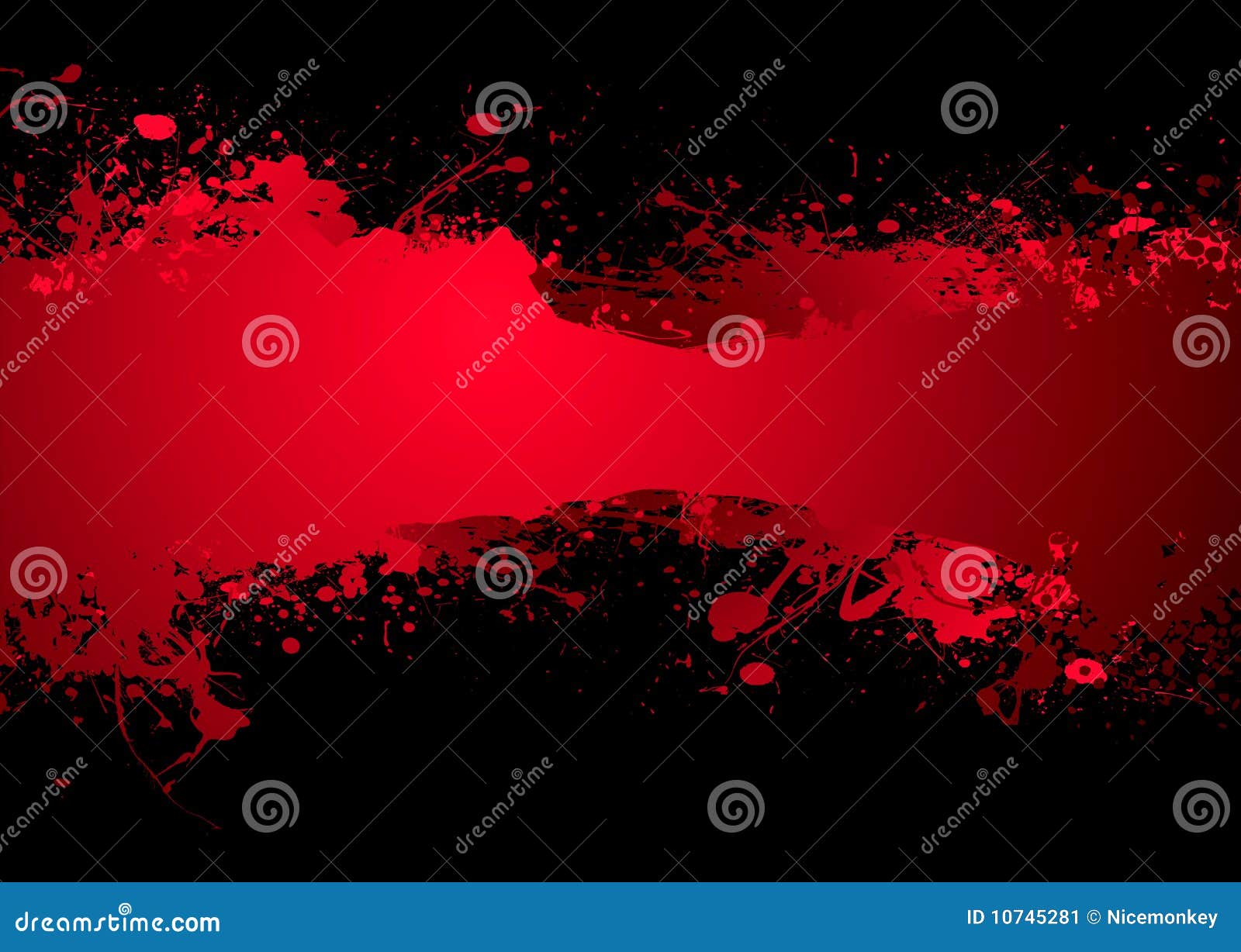 Blood banner dark stock vector. Illustration of blood - 10745281