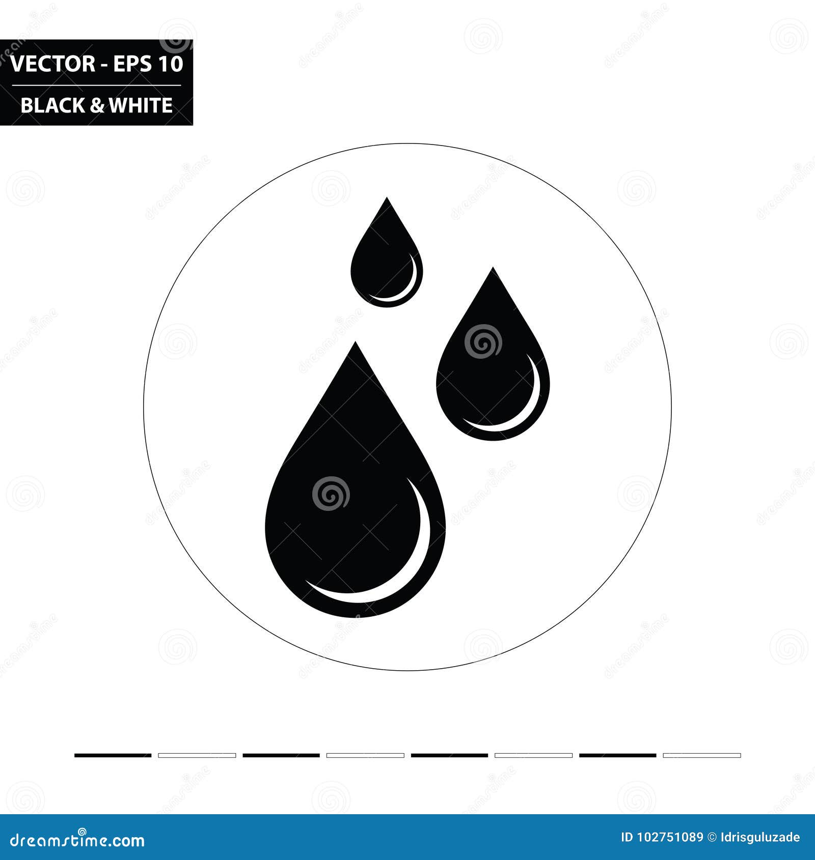 Blood Black and White Flat Icon Stock Vector - Illustration of icon ...