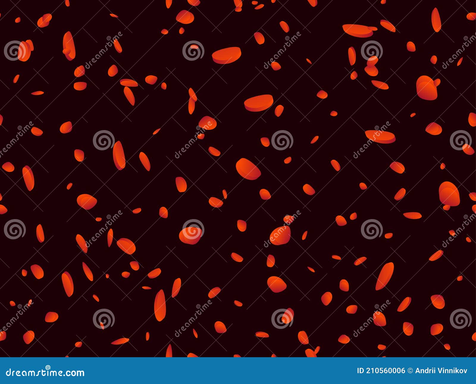 Blood Cells Seamless Pattern. Erythrocytes and Leukocytes and ...