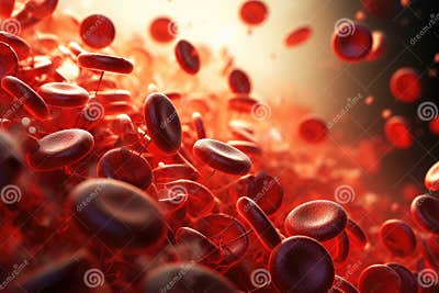 Blood Cells Under a Microscope Stock Image - Image of laboratory, blood ...