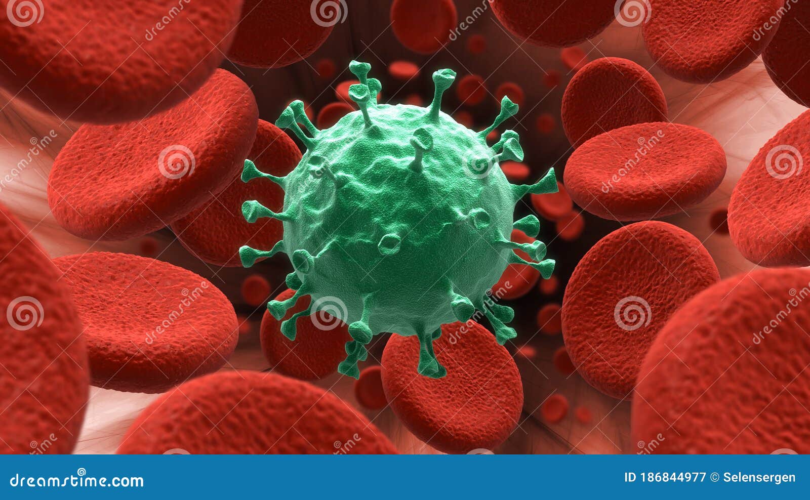 Virus Infect A Human Heart Vector Illustration | CartoonDealer.com ...