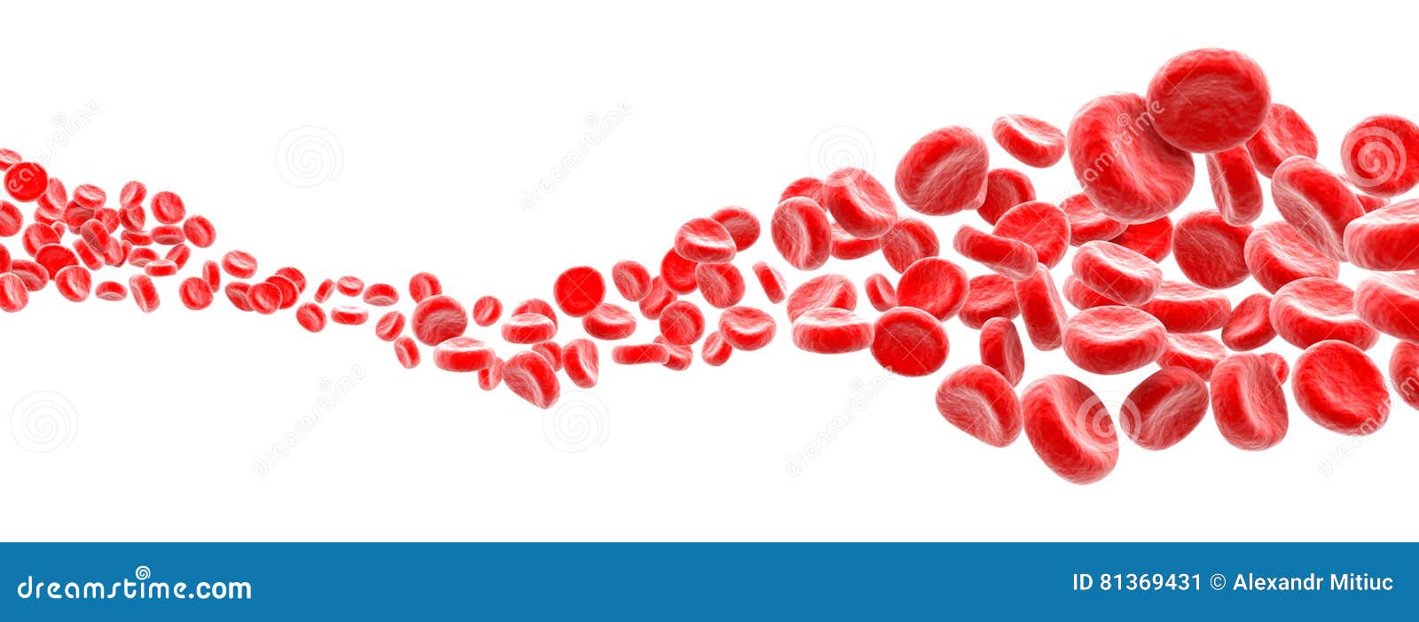Blood Cells Wave On White Background Royalty-Free Stock Photography ...