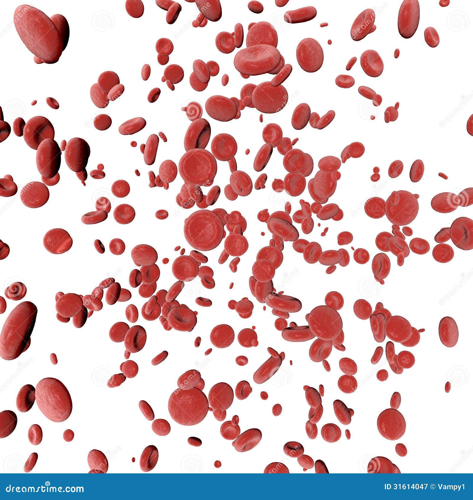 Blood cells stock illustration. Illustration of microbiology - 31614047