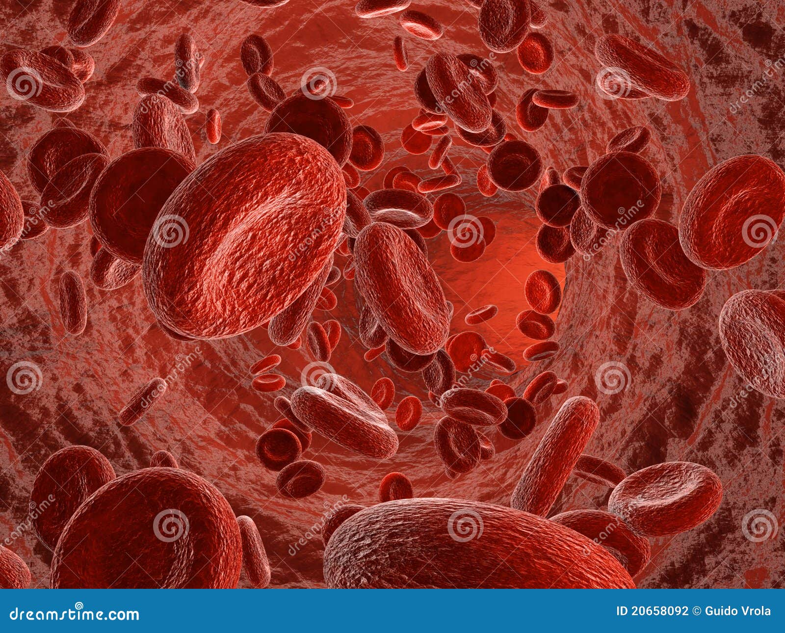 Blood circulation stock illustration. Illustration of erythrocyte ...