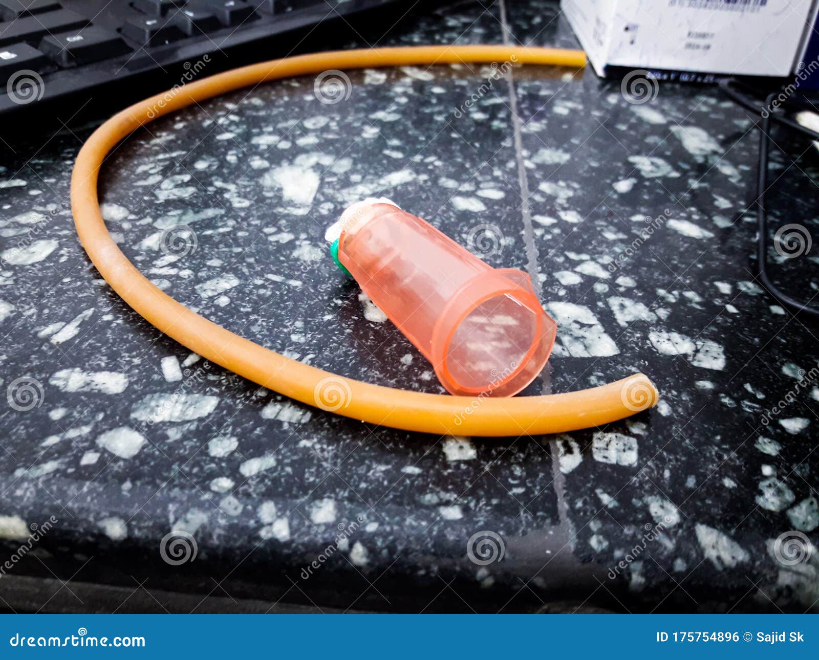 Blood Collection Equipment in a Laboratory Stock Photo - Image of ...