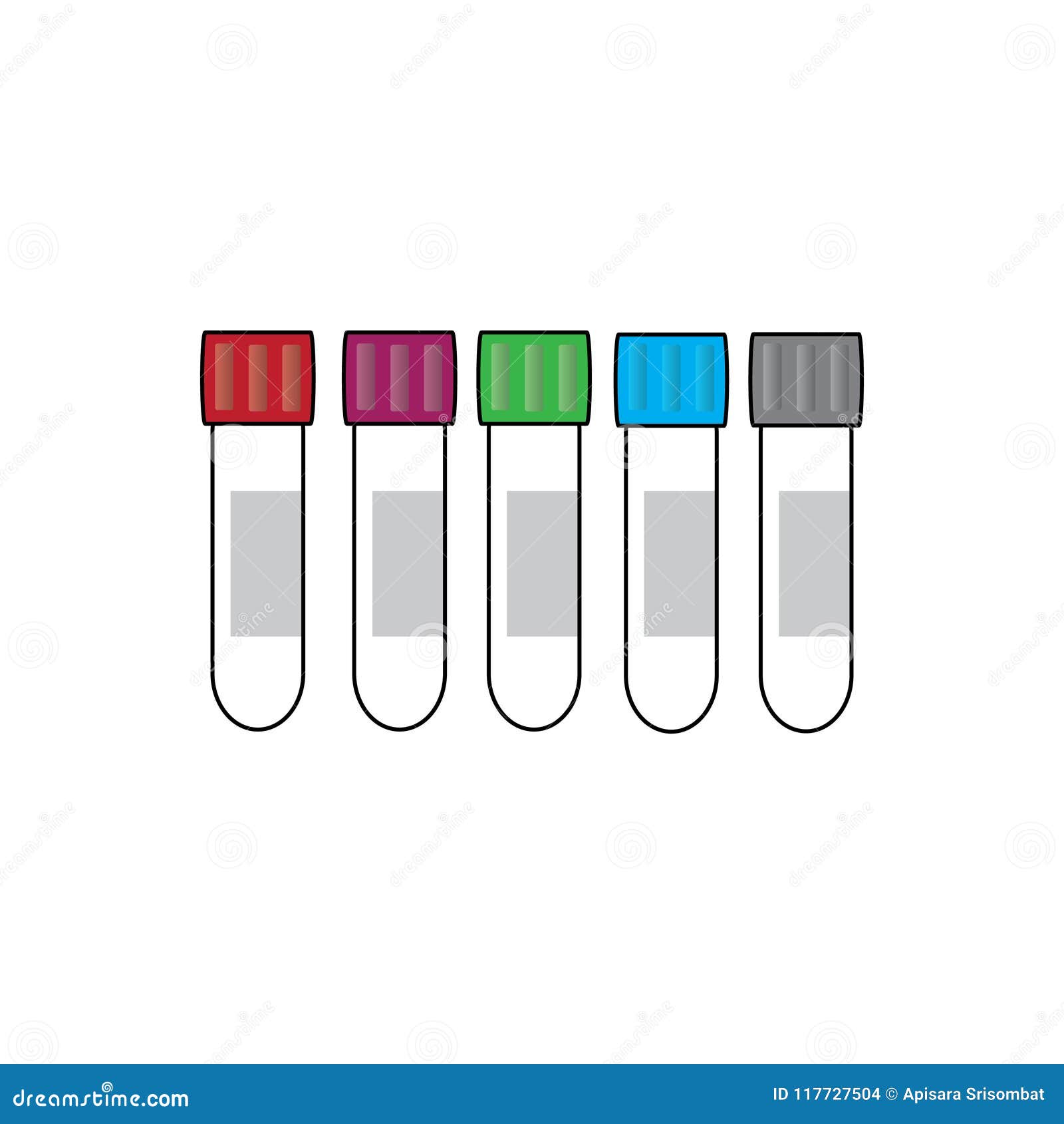 Blood collection tube stock illustration. Illustration of laboratory ...