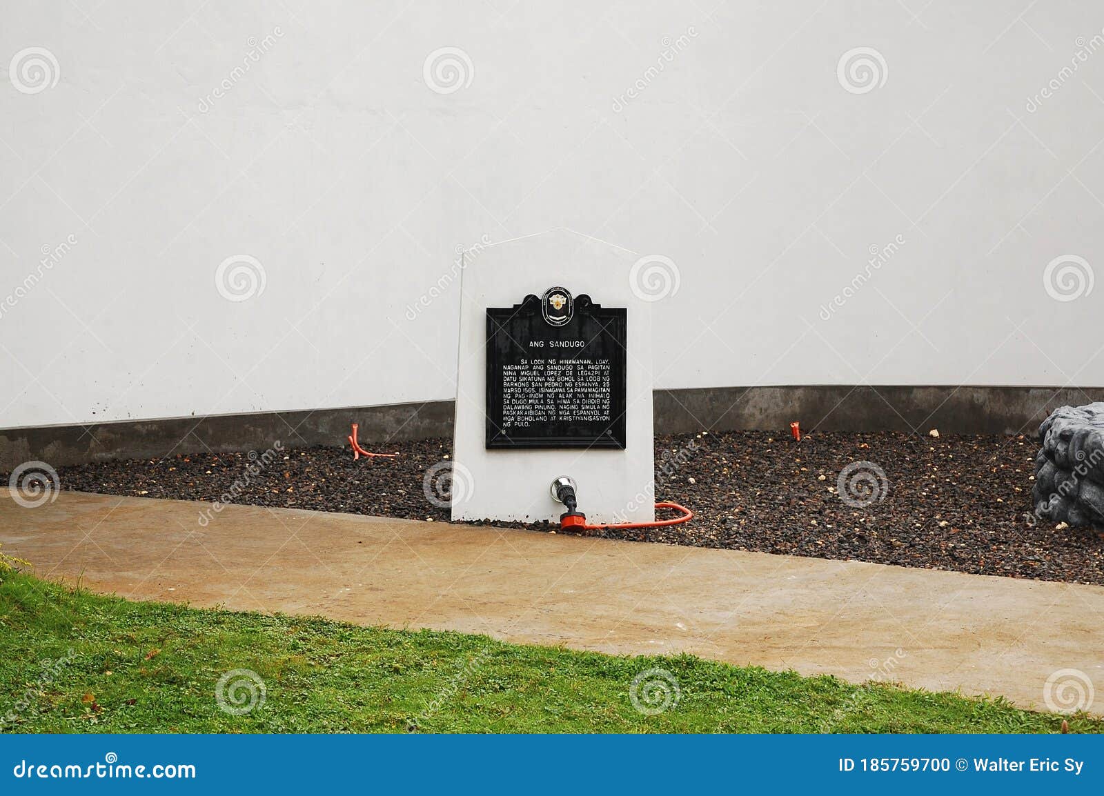 Blood Compact Marker in Bohol, Philippines Editorial Image - Image of ...